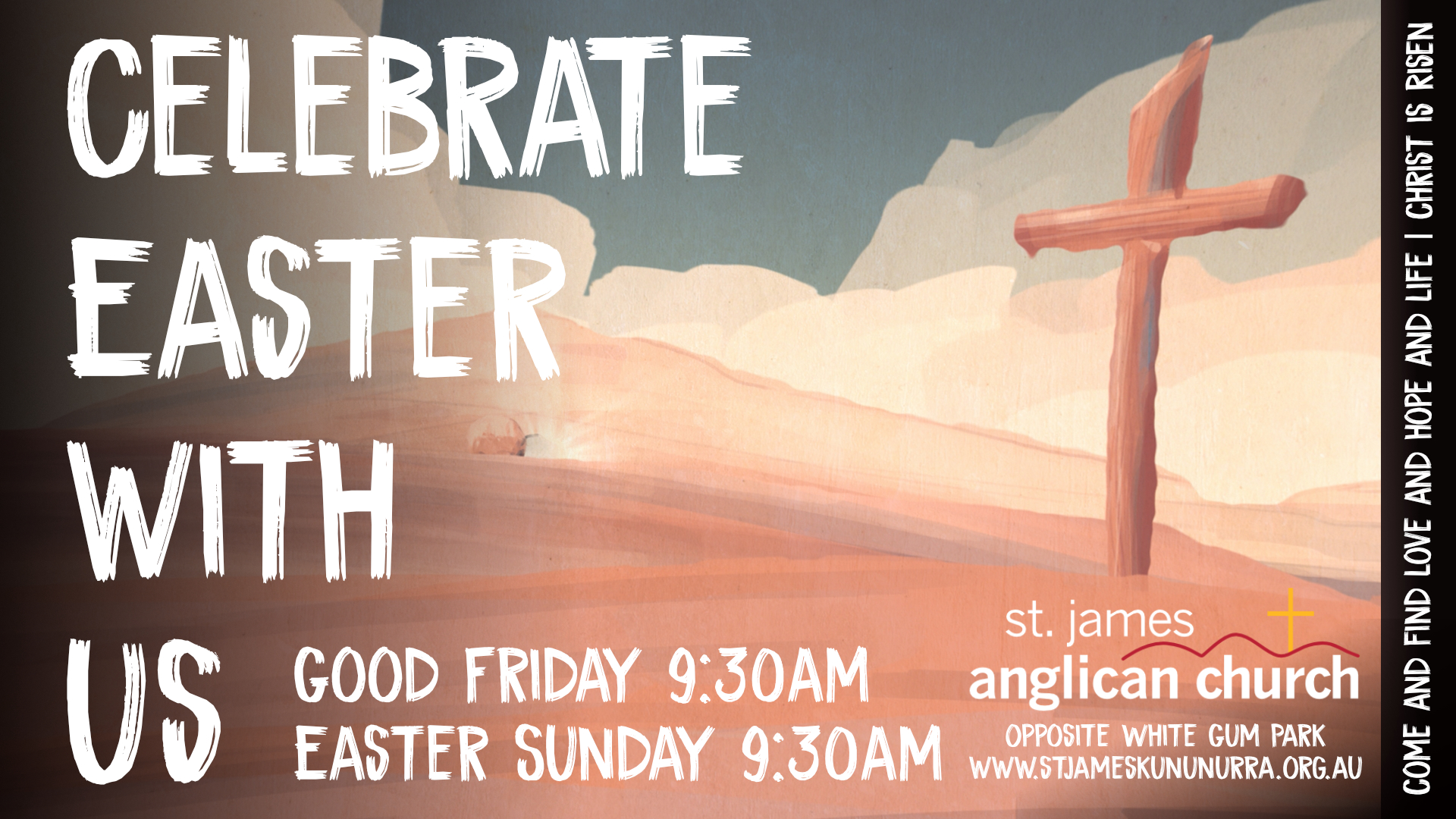 Easter Services 2023 - St. James Anglican Church Kununurra